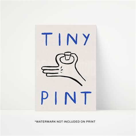 Tiny Pint Print Proper Good
