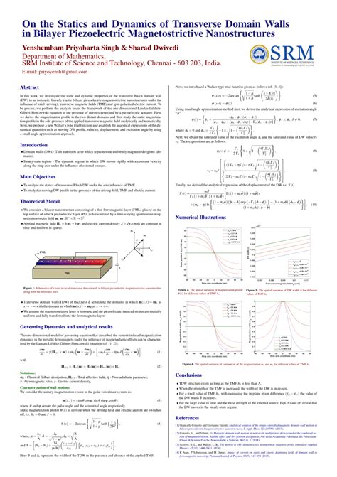 Pdf On The Statics And Dynamics Of Transverse Domain Walls In Bilayer Piezoelectric