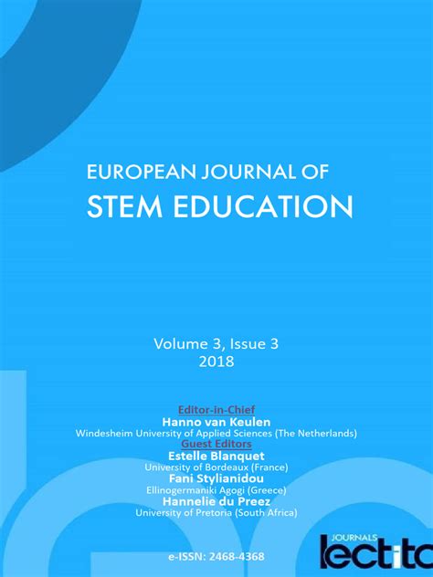 Ejsteme Volume 3 Issue 3 Complete Pdf Curriculum Teachers