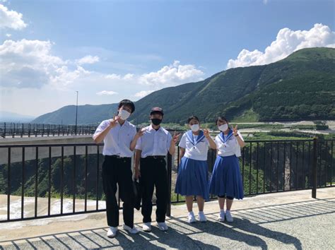 修学旅行③ 新阿蘇大橋 新宮中学校相島分校