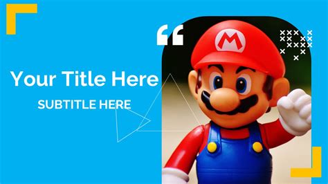 Video Game Slide Template