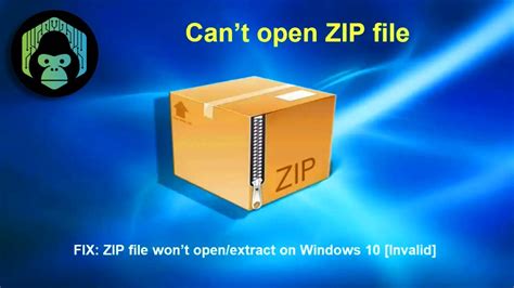 [solved] Unable To Open Zip Files In Windows Youtube