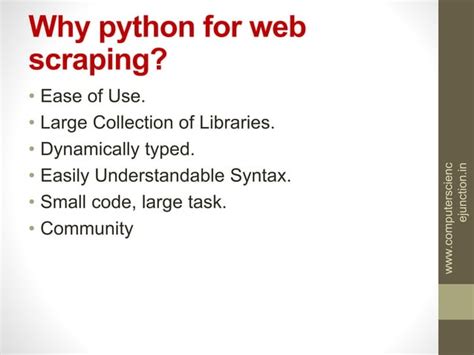 Web Scrapping Using Python Pptx Web Design And Html Internet