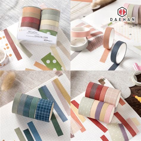 대한 파스텔 종이 마스킹테이프 10가지 컬러 티몬