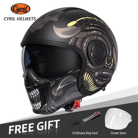 바이크 오토바이헬멧 하이바 오토바이용 시릴 헬멧 안전 Dot 인증 Casco 34 오픈 티몬