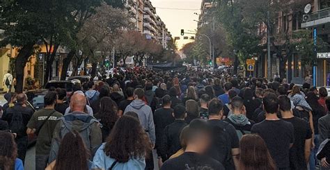 Πορείες και συγκεντρώσεις στη θεσσαλονίκη 22 10 2022