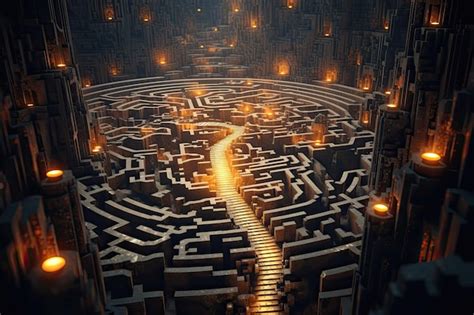 premium photo lost in the maze generative ai
