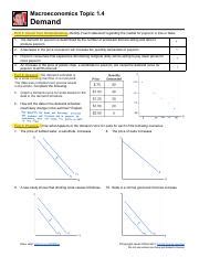 Macro Topic Demand Pdf Macroeconomics Topic Demand Part Check Your Understanding