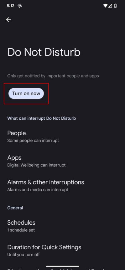 How To Use Do Not Disturb Mode On Android Android Authority