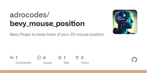 Github Adrocodesbevymouseposition Bevy Plugin To Keep Track Of Your 2d Mouse Position