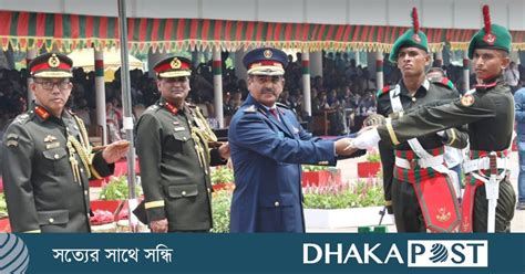 বাংলাদেশ মিলিটারি একাডেমিতে রাষ্ট্রপতি কুচকাওয়াজ অনুষ্ঠিত