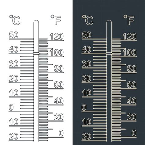 Proyecto De Termómetro Vector Premium