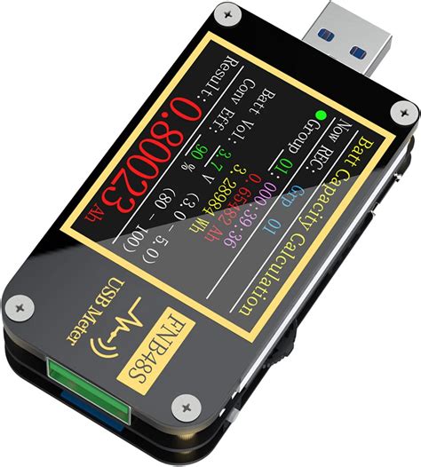 USB Tester Type C Voltmeter Ammeter Multimeter V V LCD Display Voltage Current Screen