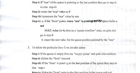 Data Structure And Algorithm Lab Manual Experiment 4 Circular Queue