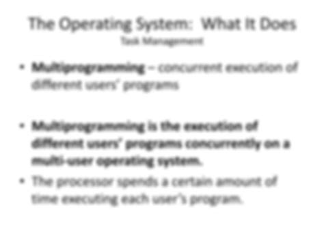 SOLUTION How Operating System Works Studypool