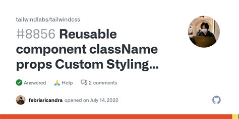 Reusable Component Classname Props Custom Styling Didnt Working In React · Tailwindlabs
