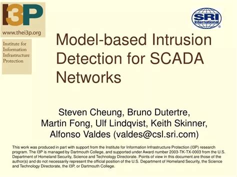 Ppt Model Based Intrusion Detection For Scada Networks Powerpoint Presentation Id889787