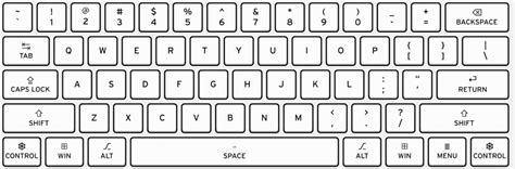 Computer Keyboard Diagram