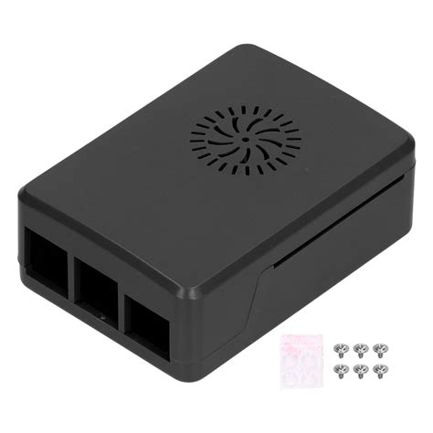 Case For Raspberry Pi 4b Abs Shell Heatsink Simple Removable Top Cover