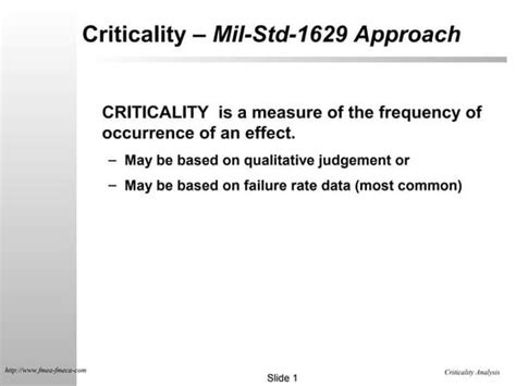 Equipment Criticality Analysis Pdf