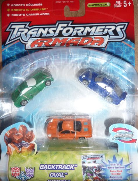 Transformers Armada Mini Cons Set 3 Backtrack Oval Spiral Toyarena