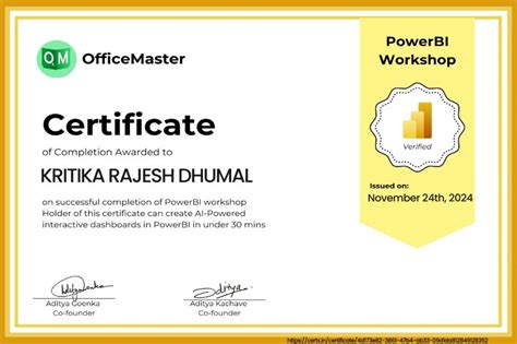 Kritika Dhumal On Linkedin Powerbi Dataanalytics Learningandgrowing Officemaster