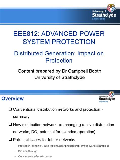 Lec6 Impact Of Embedded Generation Pdf Distributed Generation