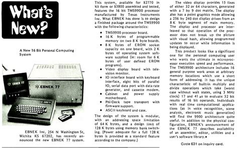 Geneve 9640 The Other Tms9900 Based Micro Hardware Retro Computing