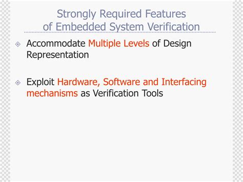 Ppt Current Status And Challenges Of Soc Verification For Embedded