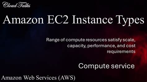 Amazon Ec2 Instance Types Youtube