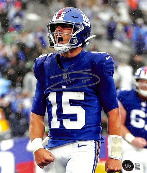 Tommy Devito Signed Giants 8x10 Photo Beckett Pristine Auction