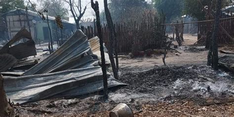 Dvb မြိုင်မြို့နယ်နှင့် ပေါက်မြို့နယ်တို့တွက် စစ်တပ်က ရွာမီးရှို့