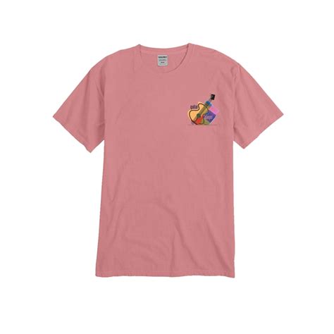 Guitar Player Left Side Logo T Shirt At The Music Stand