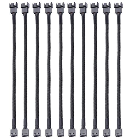 Pcs Pin Pwm Fan Extension Power Cable Connector Case Desertcart INDIA