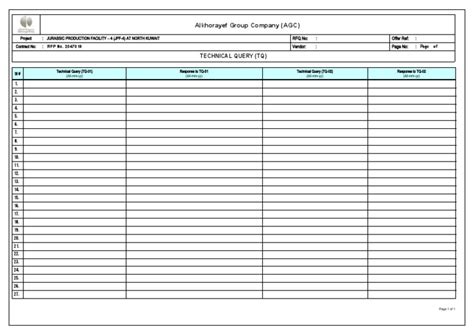 04 Technical Query Format Pdf