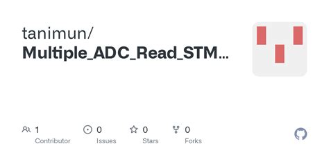 GitHub Tanimun Multiple ADC Read STM F