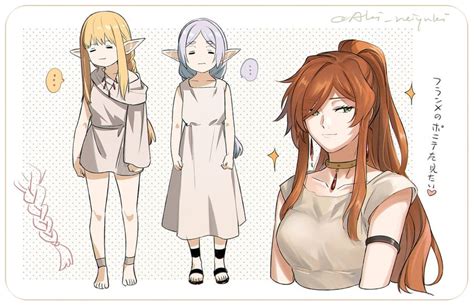 Frieren Serie And Flamme Sousou No Frieren Drawn By Aki