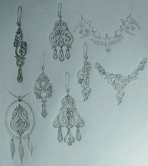 다양한 유형의 샹들리에 그림