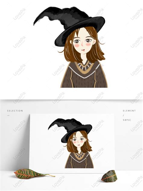 귀여운 마녀 디자인 일러스트 Png 및 벡터 이미지 무료 다운로드 Lovepik
