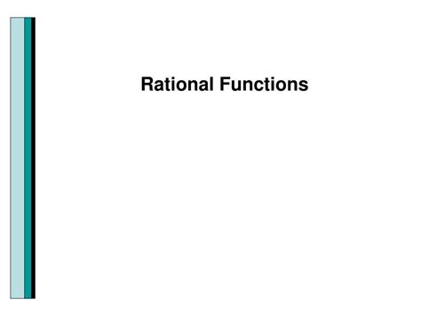 Ppt Section 3 5 Rational Functions And Their Graphs Powerpoint Presentation Id 6526971