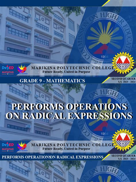 Addition And Subtraction Of Radicals Pdf Mathematics Science