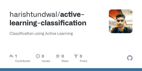 Github Harishtundwalactive Learning Classification Classification Using Active Learning