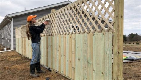 How To Build A DIY Privacy Fence Easy 6 Step Project Diy Privacy Fence Backyard Fences