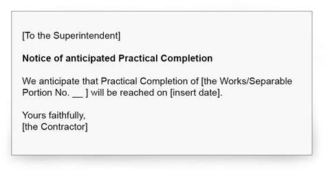 Practical Completion Certificate Template Uk 2 Templates Example Templates Example