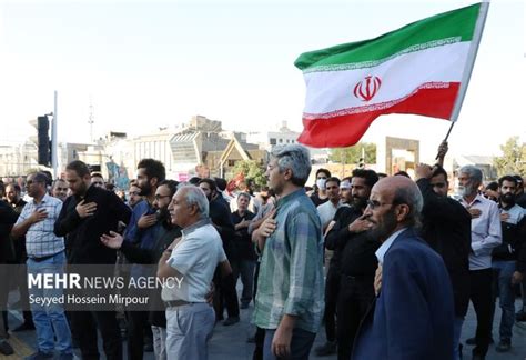 اجتماع مردم مشهد در پی شهادت رسول دوست محمدی