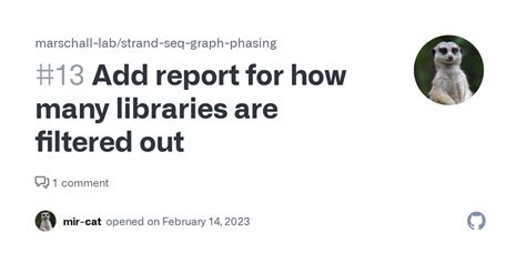 Add Report For How Many Libraries Are Filtered Out · Issue 13