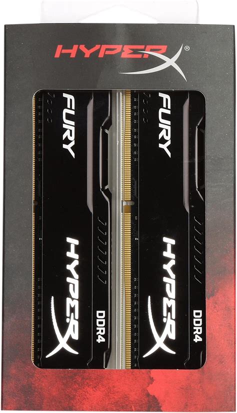Hyperx Fury 16gb 2 X 8gb Ddr4 2400mhz Dram Desktop Memory Cl15 1 2v Dimm 288 Pin