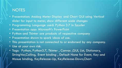 Python Analog Meter With New Chart Class This Time Test Engineers