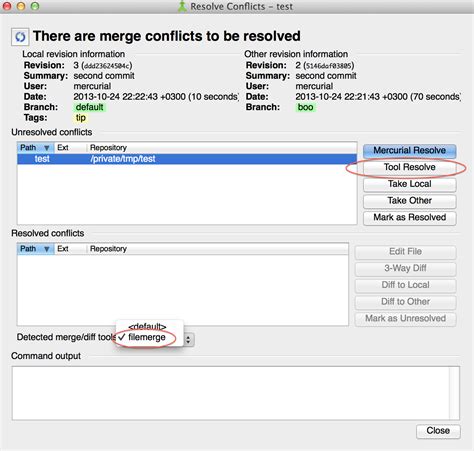 Configuration Configuring Mercurial Filemerge For Apple Mac Os X Stack Overflow