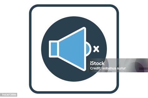 음소거 아이콘 그림입니다 음악 플레이어와 관련된 아이콘입니다 단색 아이콘 스타일입니다 간단한 벡터 디자인 편집 가능 0명에 대한 스톡 벡터 아트 및 기타 이미지 Istock